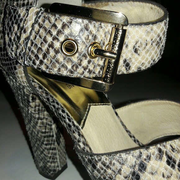 MICHAEL Michael Kors | Shoes | Mk Snake Skin Platform Sandal | Poshmark